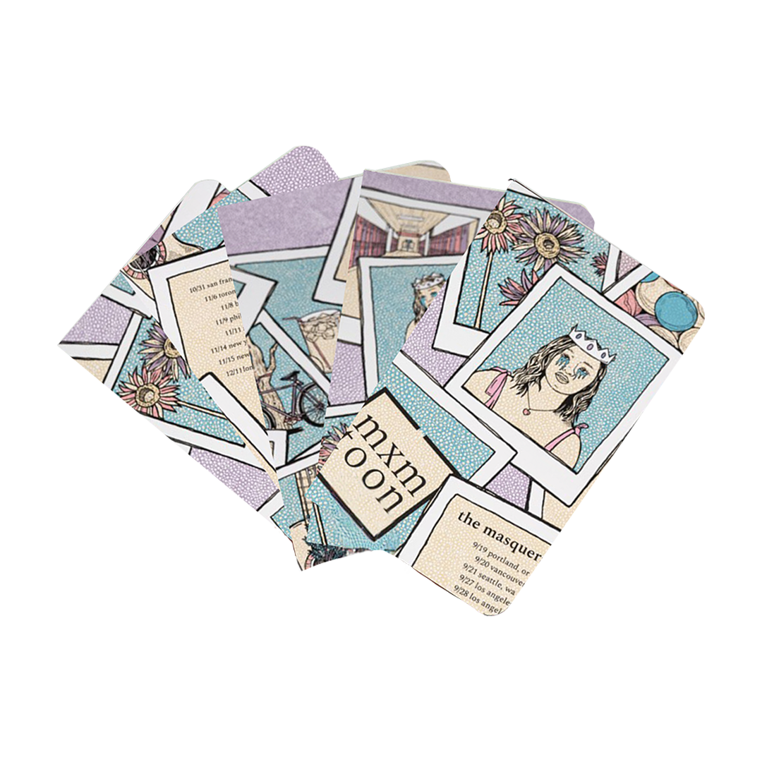 upcycled poster notebook – mxmtoon
